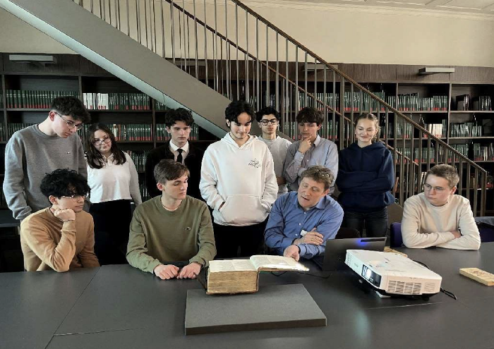 Exkursion des Seminarkurses zur Handschriftensammlung in der Stabi ...